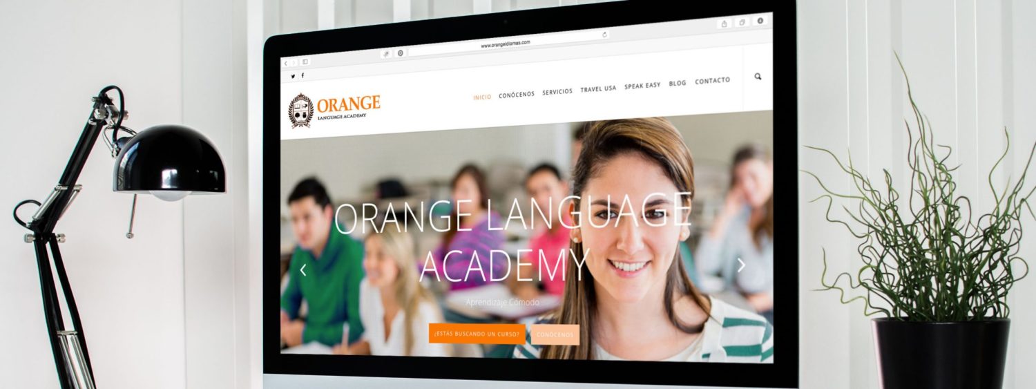 Actualizamos la página web de Orange Languaje Academy